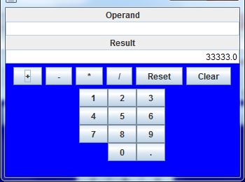 Using Java Design and code a Swing GUI calculator. | Chegg.com