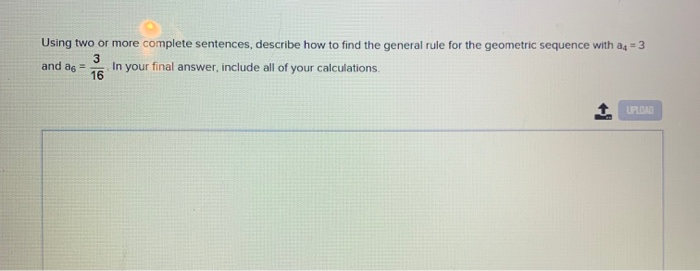 Solved Using two or more complete sentences, describe how to | Chegg.com