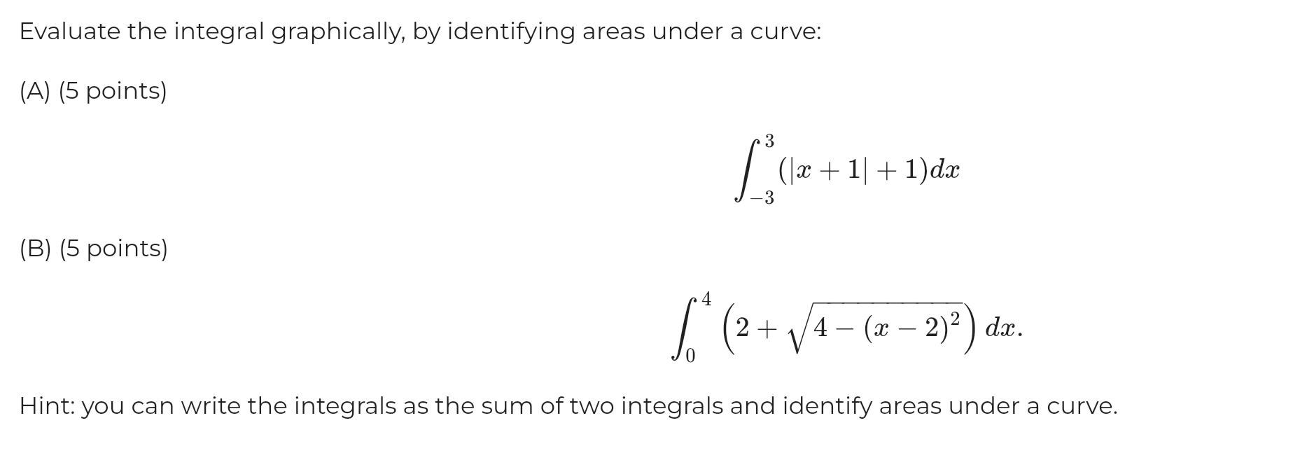 Solved (A) Use substitution and the evaluation theorem to | Chegg.com