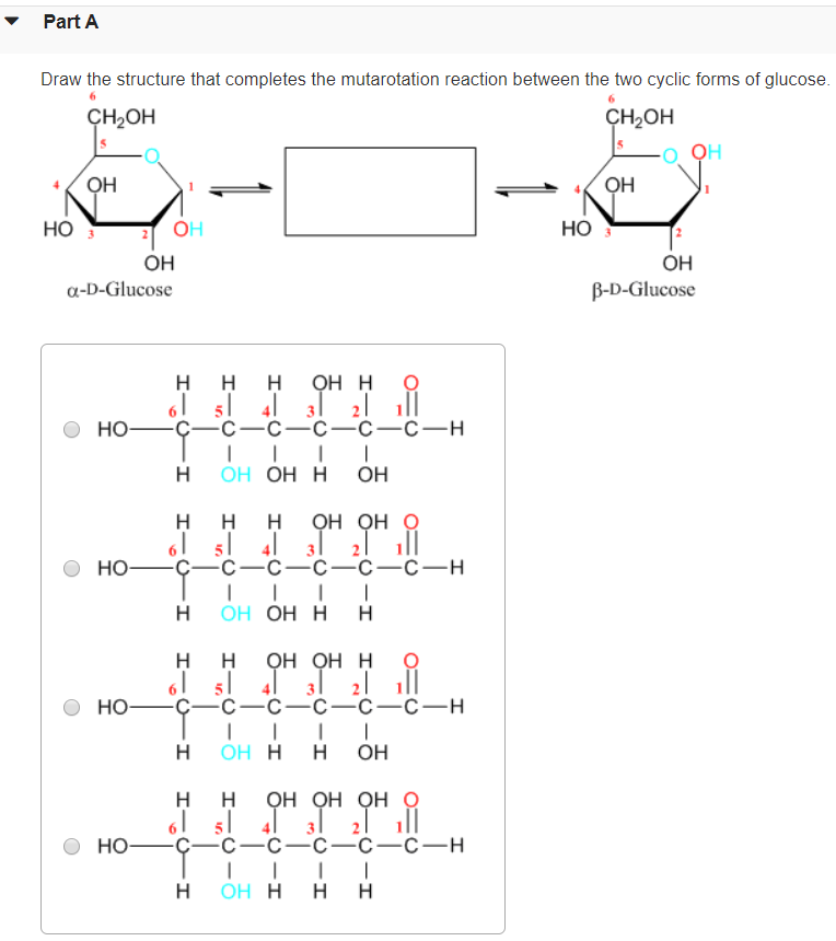 Solved Draw the structure that completes the mutarotation | Chegg.com