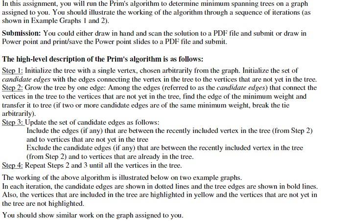 Solved assigned to you. You should illustrate the working of | Chegg.com