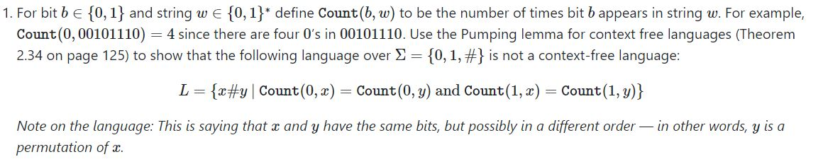 Solved THEOREM 2.34 -.... Pumping lemma for context-free | Chegg.com