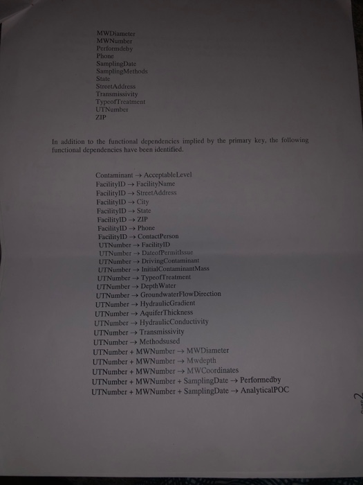 Solved Name Section Question 1 Data Normalization 60 1385