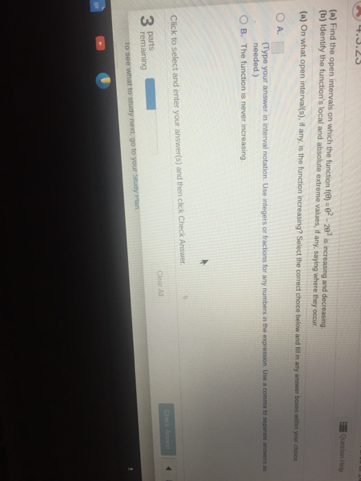 Solved Homework Section 4 3 Homework Score O Of 1 Pt 1 Of