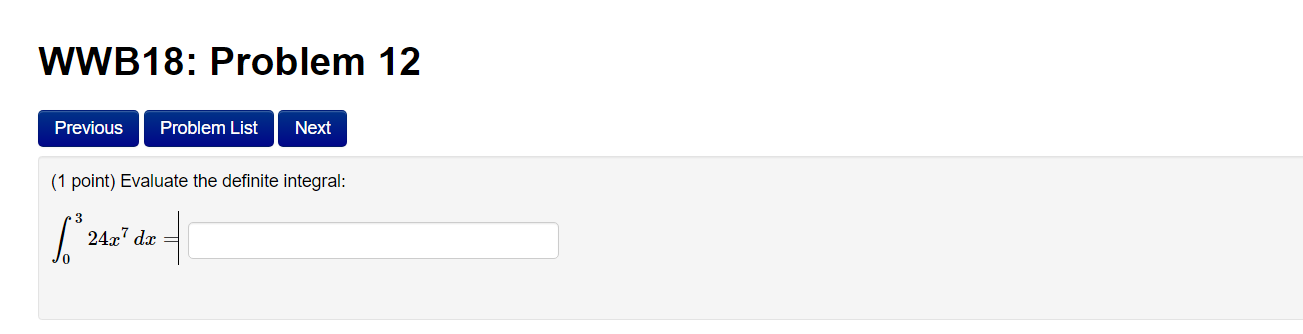 Solved WWB18: Problem 11 Previous Problem List Next (1 | Chegg.com