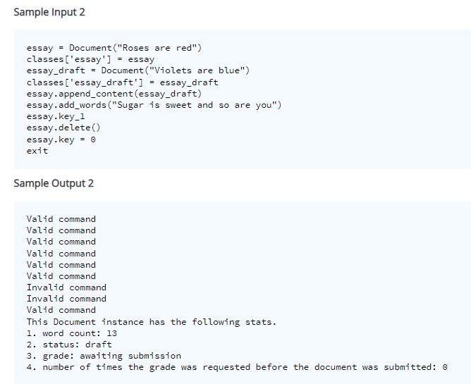 PYTHON PROGRAMMING Refine the Python class, | Chegg.com