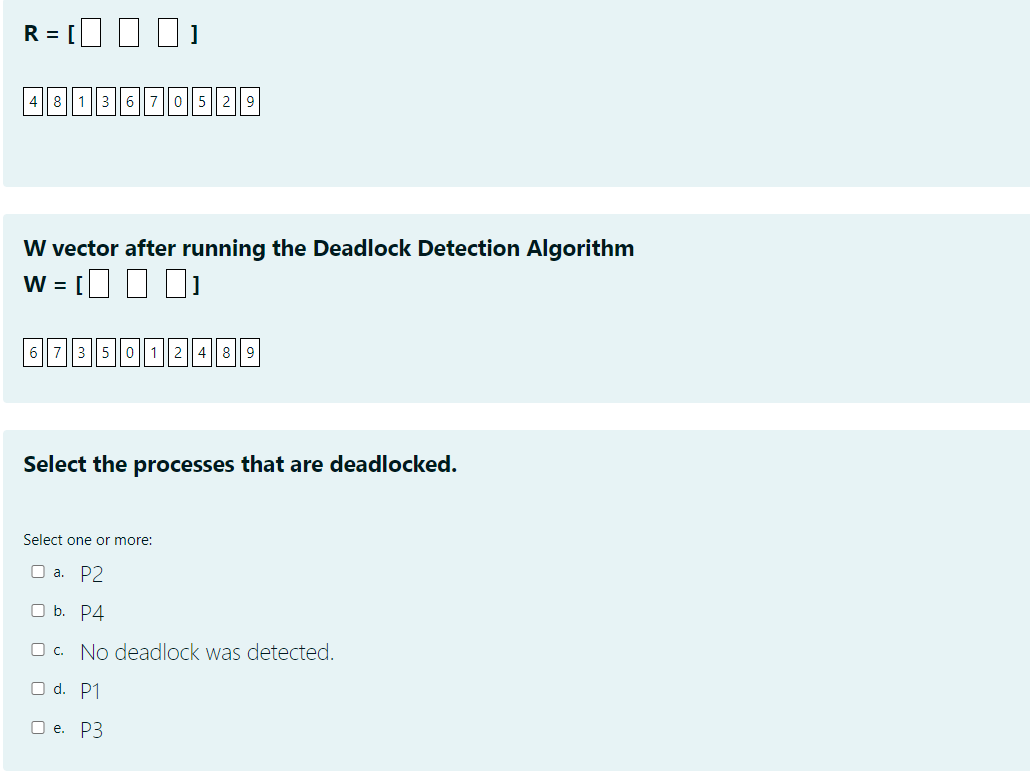Solved Given the following matrices Q and A for processes | Chegg.com