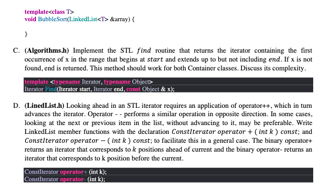 Solved A list has a general form A0,A1,…,AN−1. We say that | Chegg.com
