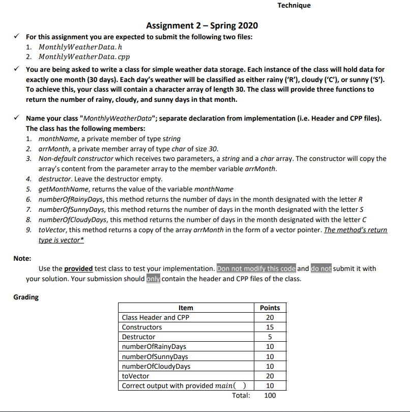 Solved // *** // Do not modify this file // *** #include | Chegg.com
