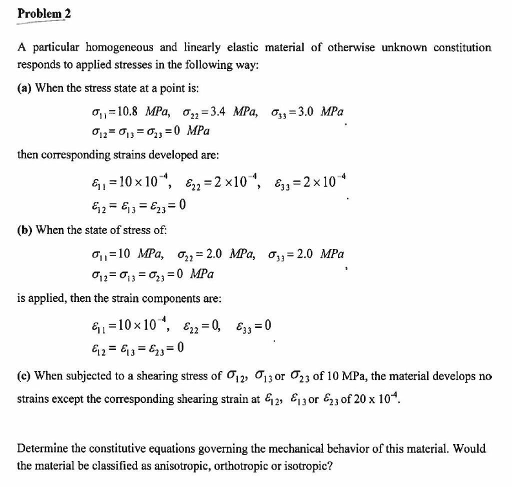 Solved Problem 2 4 = x A particular homogeneous and linearly | Chegg.com