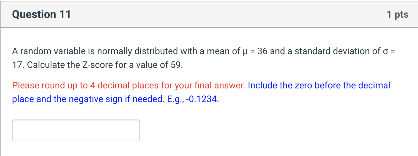 Solved A random variable is normally distributed with a mean | Chegg.com