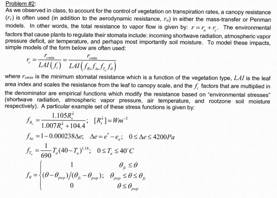 Solved Problem \#2: As we observed in class, to account for | Chegg.com
