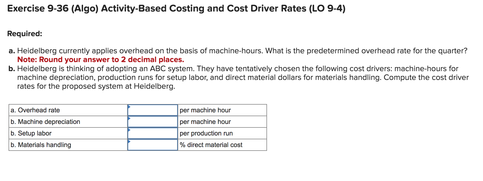 Solved Required information Exercise 9-36 and 9-37 (Algo) | Chegg.com