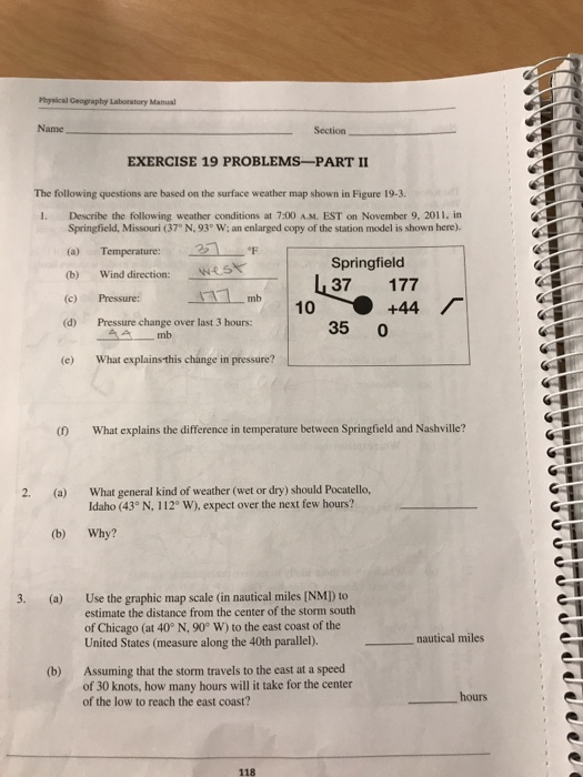 EXERCISE 19 PROBLEMS PARTI The following questions | Chegg.com