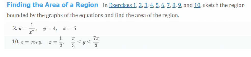 Solved Find the area of a region and sktech the region | Chegg.com