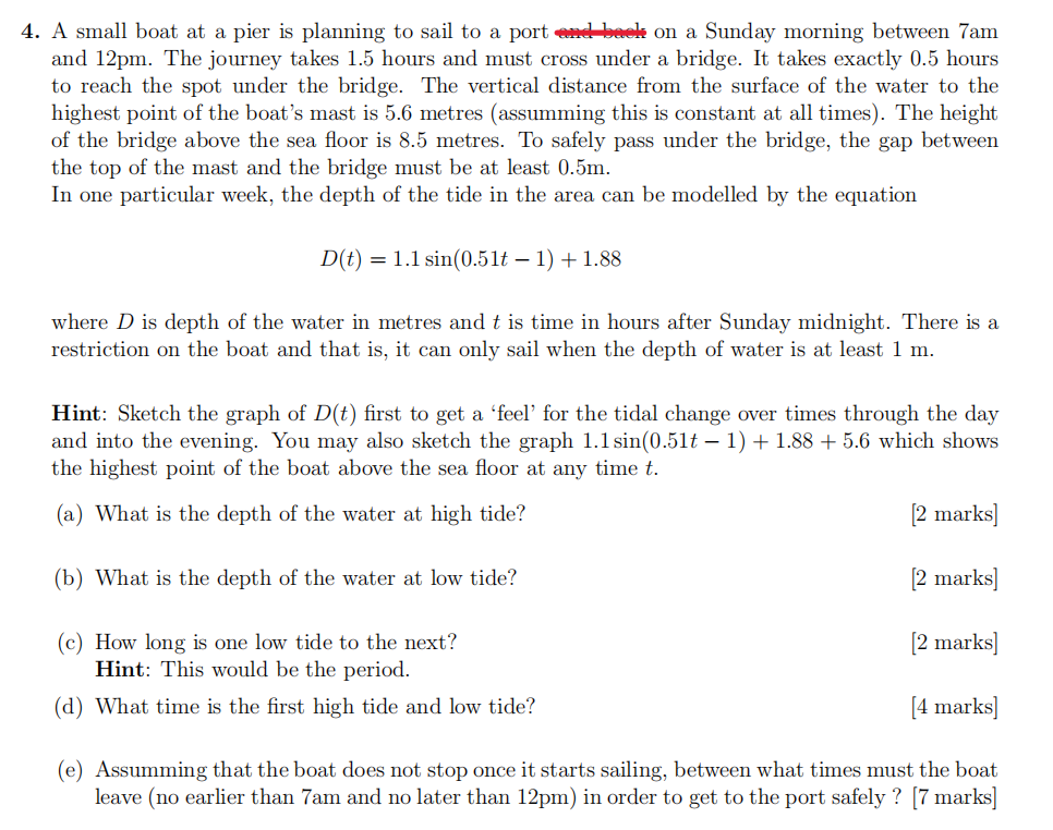 Solved A small boat at a pier is planning to sail to a port | Chegg.com