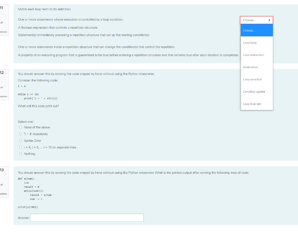Solved You should answer this by running the code snippet by | Chegg.com