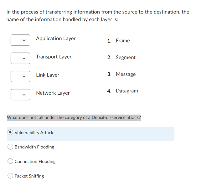 Solved In the process of transferring information from the | Chegg.com