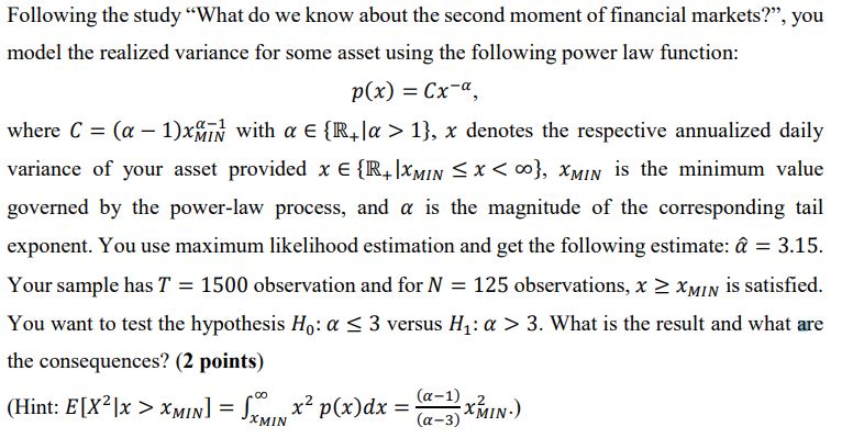 Solved Following the study "What do we know about the second | Chegg.com