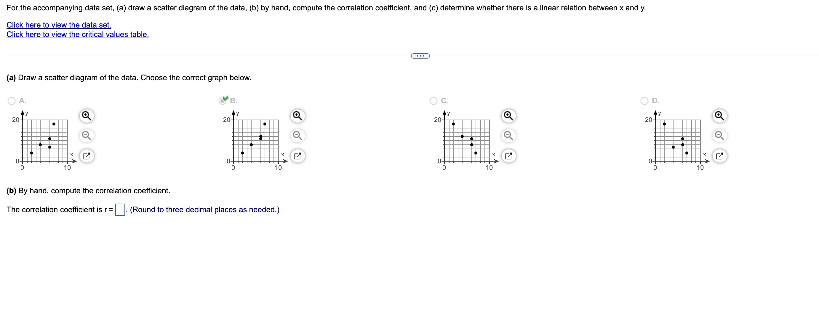Solved Click here to view the data set. Click here to view | Chegg.com