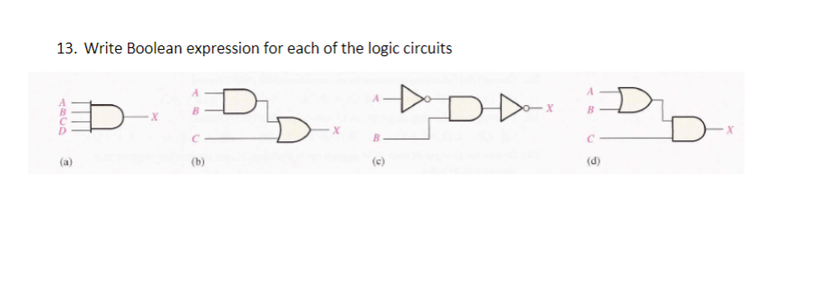 Solved 1. Determine the gate output waveform for the given | Chegg.com