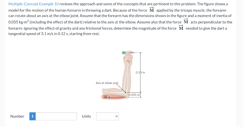 Solved Multiple-Concept Example 10 reviews the approach and | Chegg.com