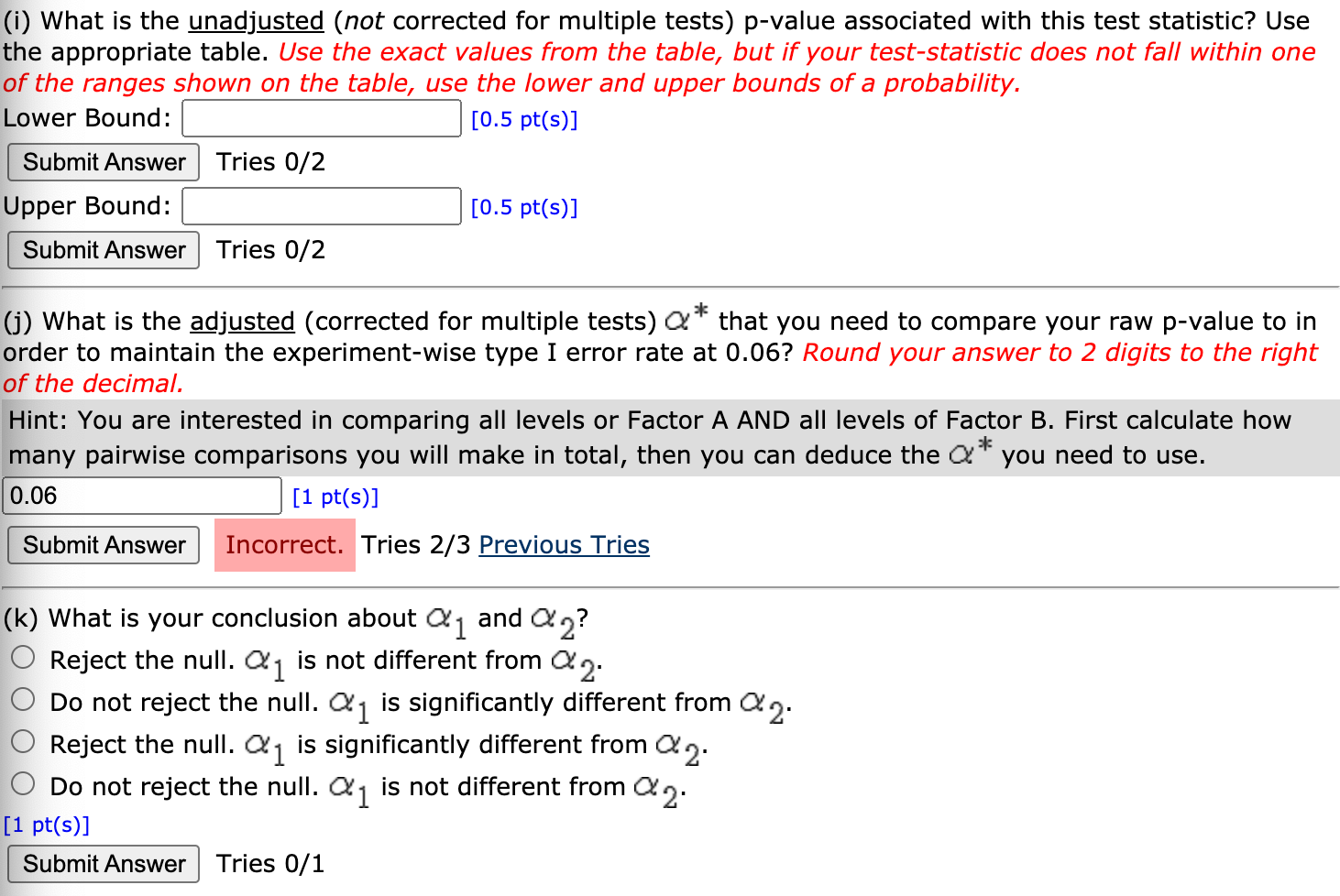 Solved A two-way analysis of variance model with interaction | Chegg.com