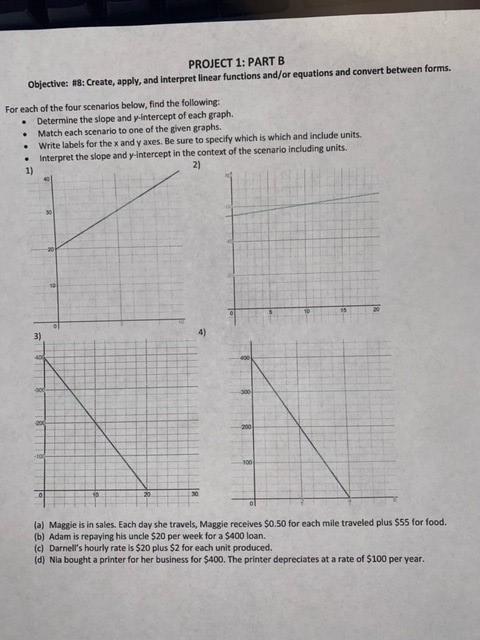 Solved PROJECT 1: PART B Objective: 88: Create, apply, and | Chegg.com