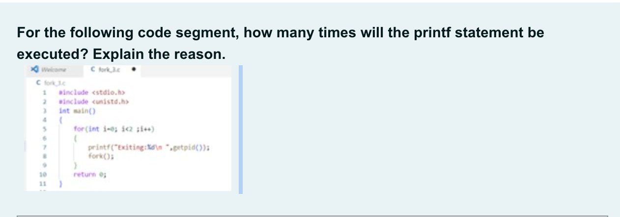 Solved For The Following Code Segment How Many Times Will 5407