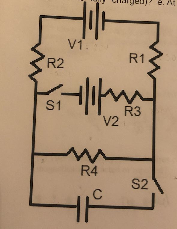 Solved 4. Consider the circuit below. The batteries have | Chegg.com