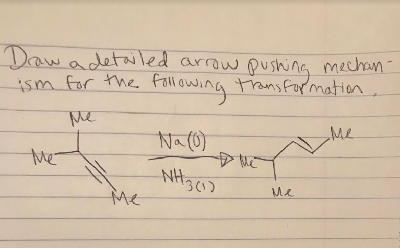 Solved Draw ism a detailed arrow for the following pushing | Chegg.com