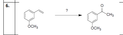 Solved 6. ? CH3 OCH3 OCH3 | Chegg.com