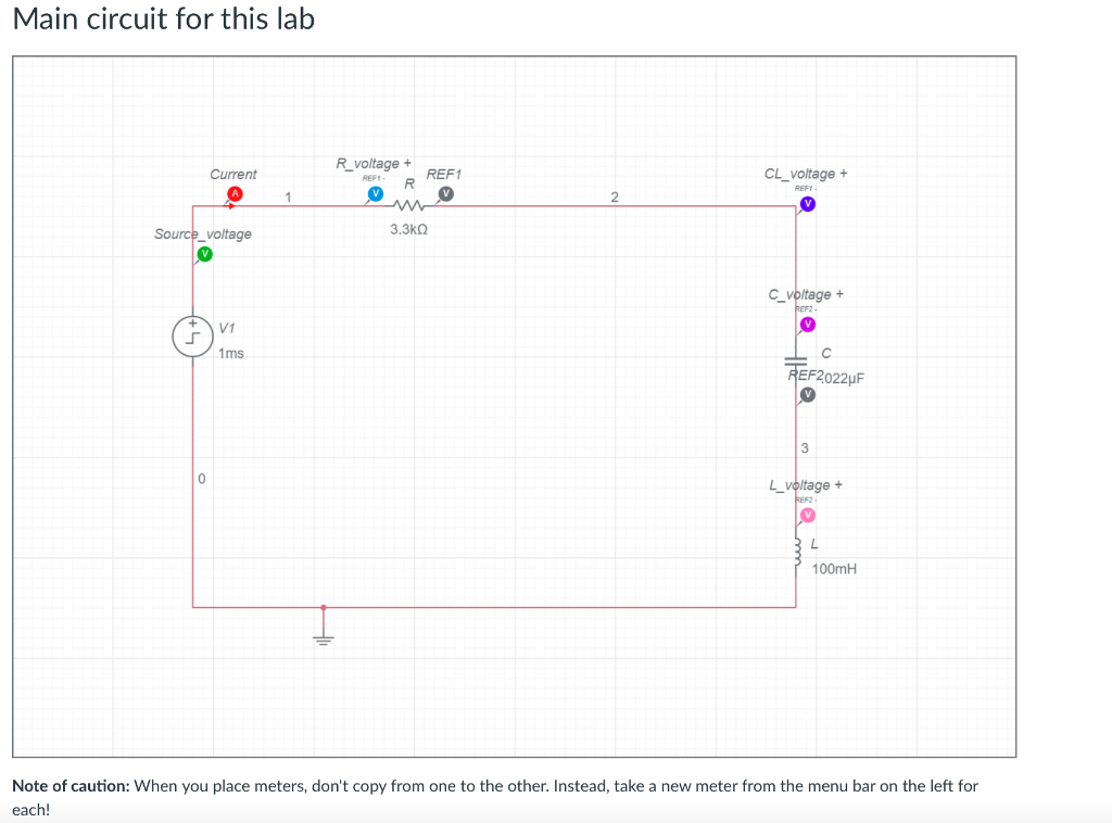 Solved Main circuit for this lab Current REF1 ♡ CL_voltage + | Chegg.com
