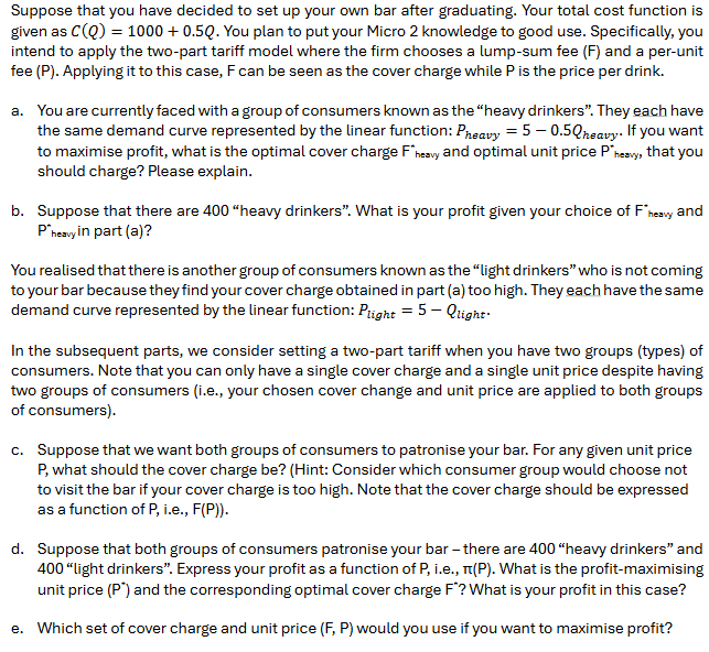 Solved Suppose that you have decided to ﻿set up ﻿your own | Chegg.com