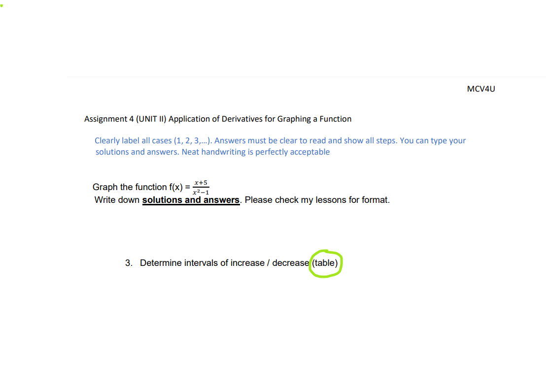 Solved Assignment 4 (UNIT II) ﻿Application of Derivatives | Chegg.com