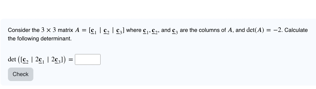 Solved Consider the \\( 3 \\times 3 \\) matrix \\( | Chegg.com