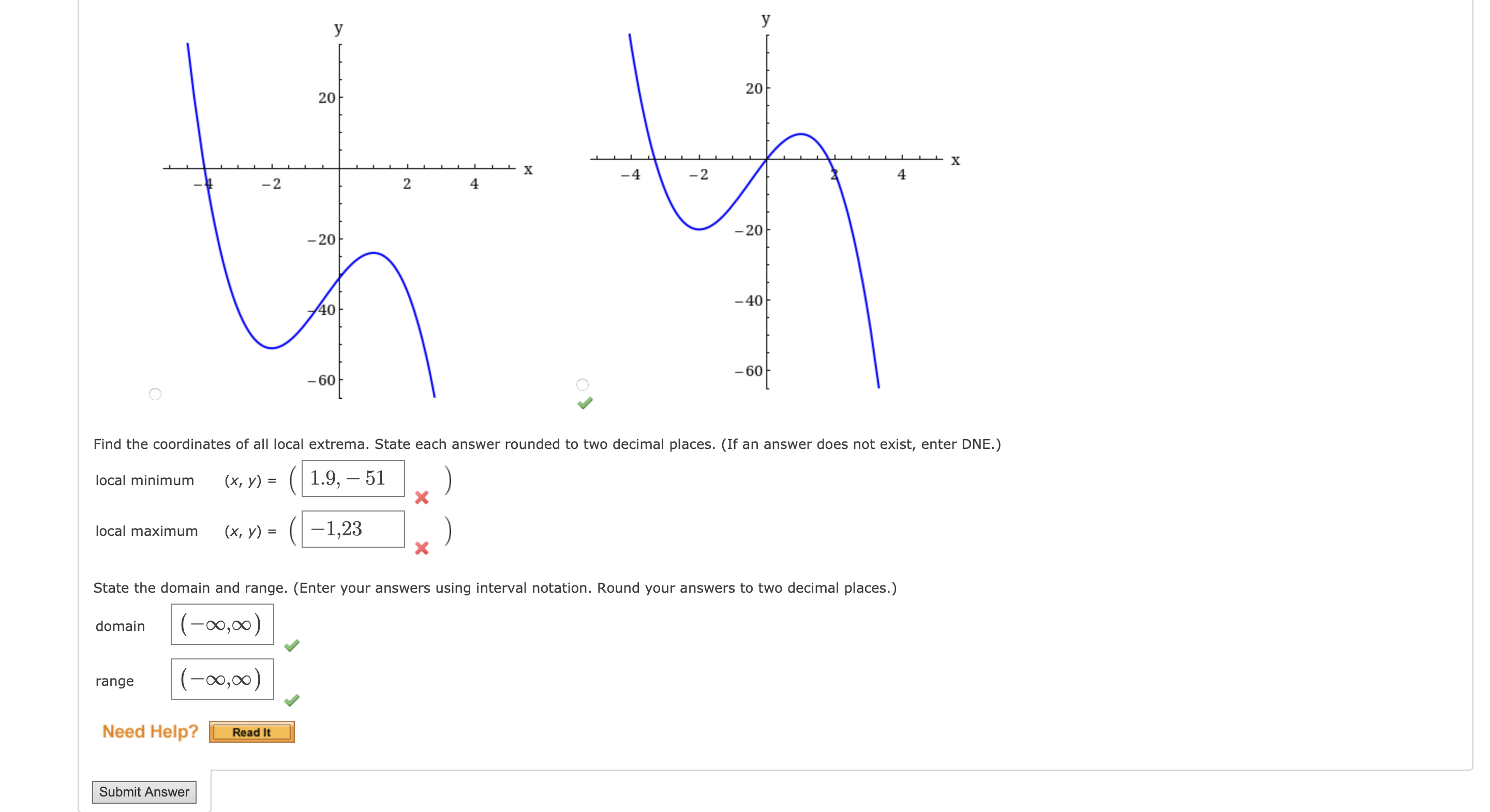 Solved A graphing calculator is recommended. Graph the | Chegg.com