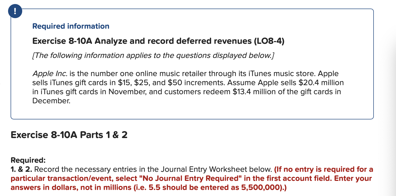 Solved Required information Exercise 8-10A Analyze and | Chegg.com