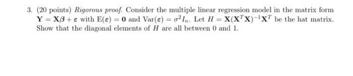 Solved 3. (20 points) Rigorous proof. Consider the multiple | Chegg.com