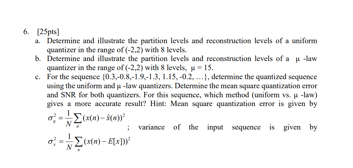 Solved [25pts]a. ﻿Determine and illustrate the partition | Chegg.com
