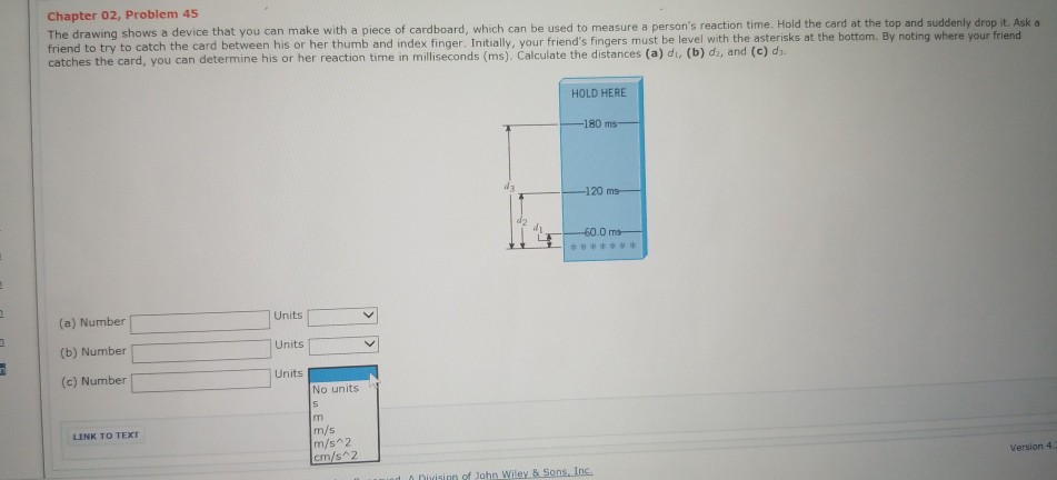 Solved Chapter 02, Problem 19 GO The initial velocity and | Chegg.com