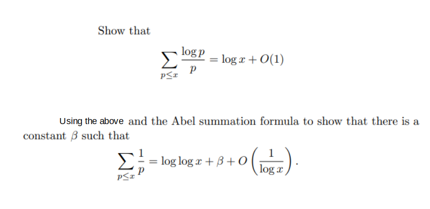 Solved Show that log P Σ = log x + (1) р P