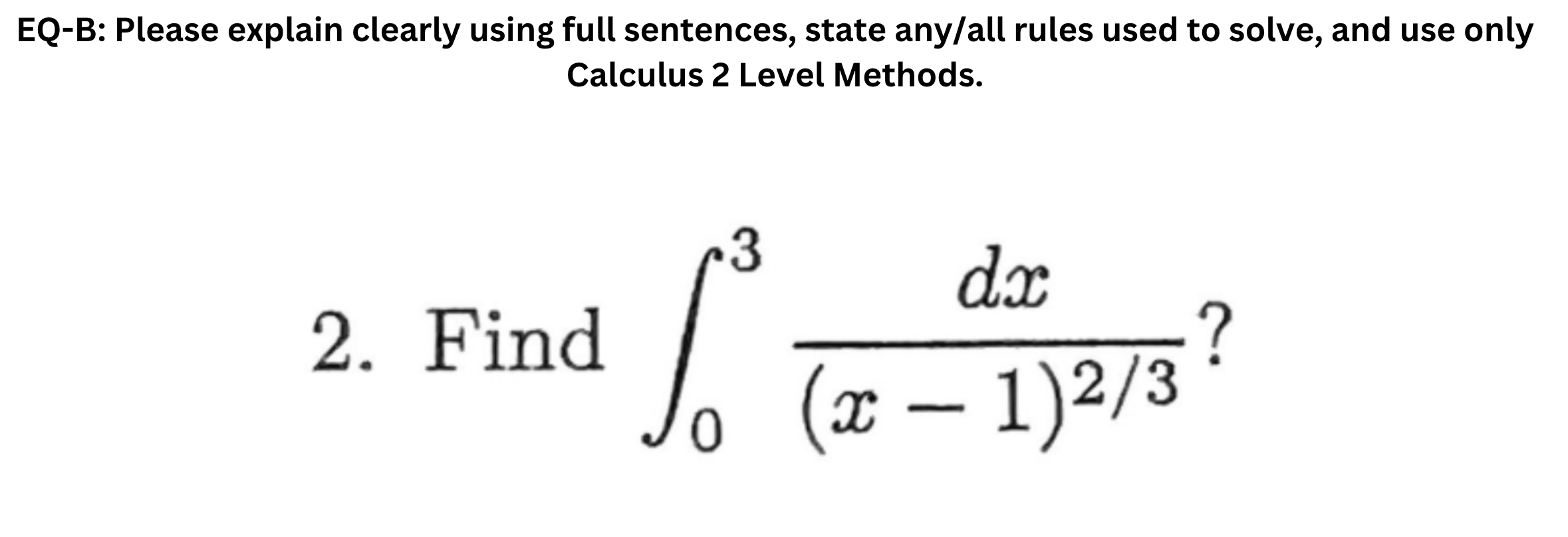 Solved EQ-B: Please explain clearly using full sentences, | Chegg.com