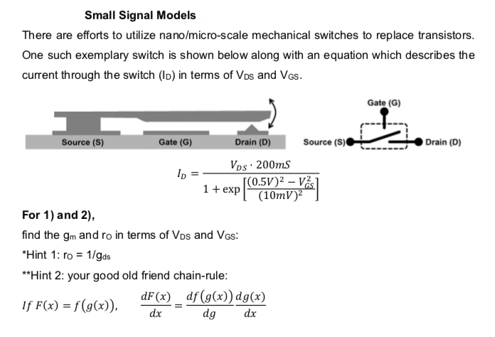 Solved Small Signal Models There are efforts to utilize | Chegg.com