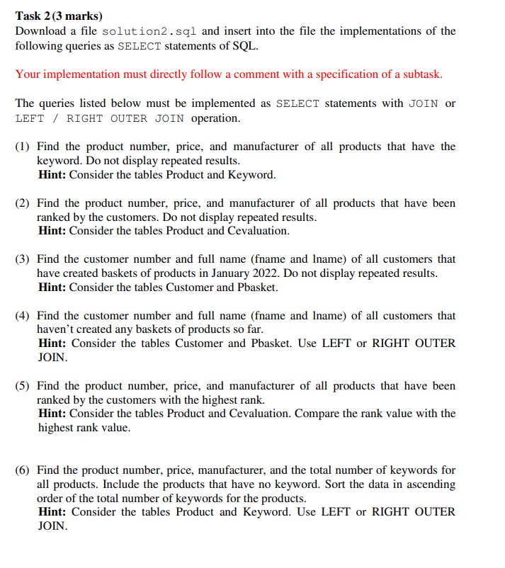 Solved сл 6. CREATE TABLE Product ( 7 pNumber DECIMAL (8) | Chegg.com