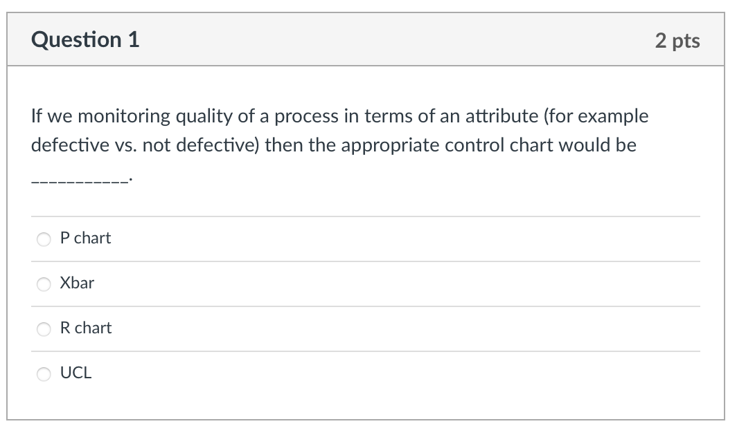 Solved If we monitoring quality of a process in terms of an | Chegg.com
