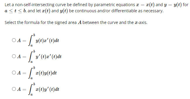 Solved Let a non-self-intersecting curve be defined by | Chegg.com