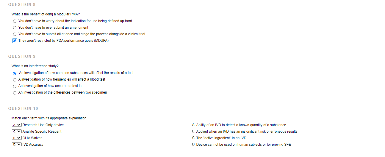 Solved QUESTIONS What is the benefit of dong a Modular PMA? | Chegg.com