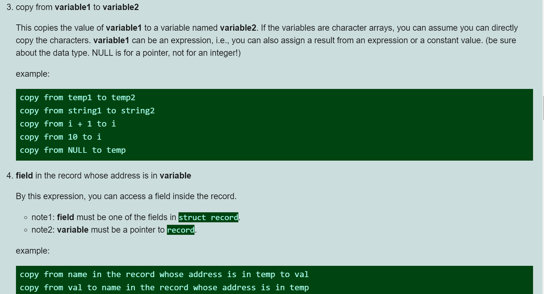 Solved Write The Pseudocode For The Function Addrecord To