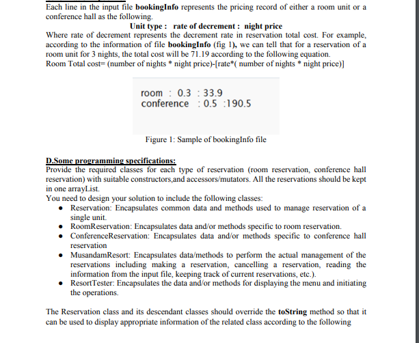 Solved The program should display a menu for the | Chegg.com